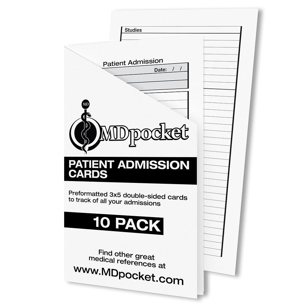 Resident Admission Cards | MedInfo, Inc.